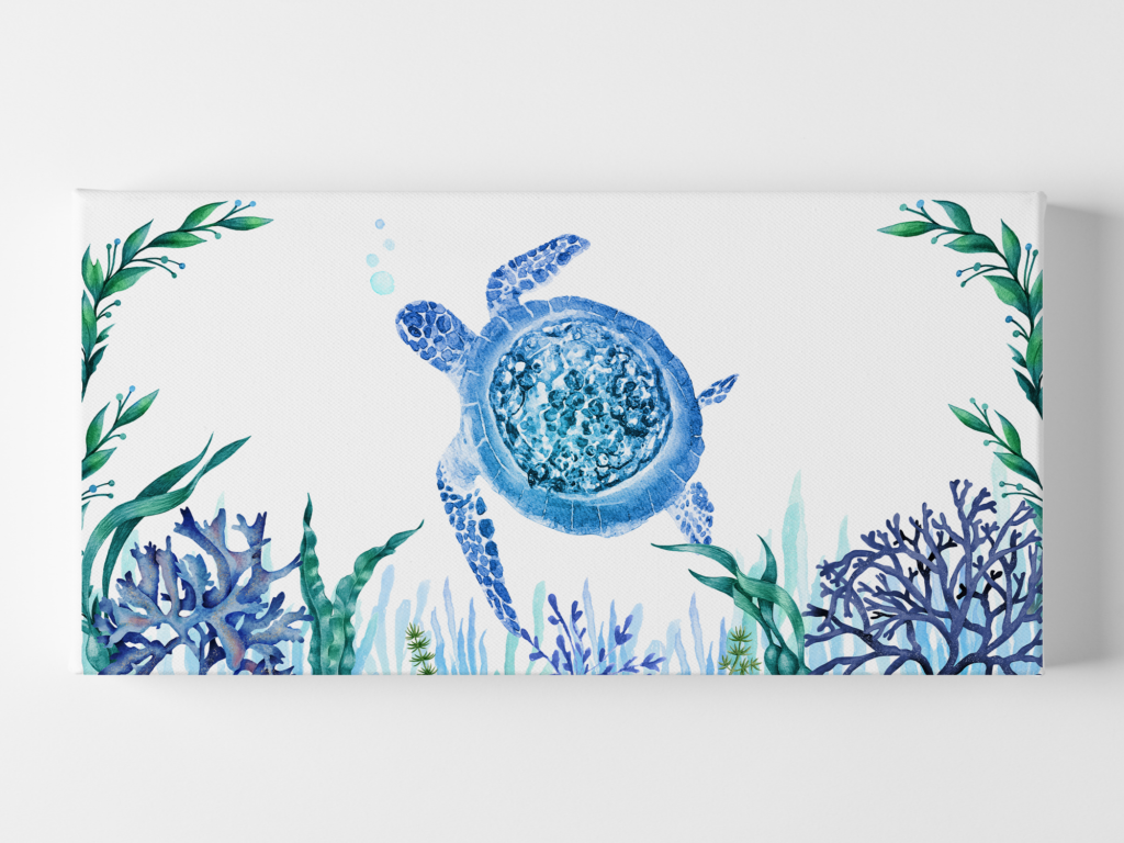 Custom IVF Embryo Digital Painting – Sea Turtle Under the Sea Nursery ...